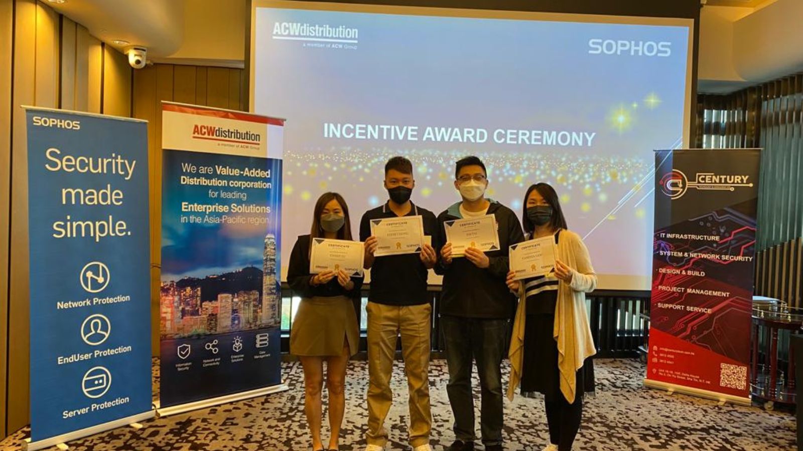 【合作無間】夥伴聚會分享Sophos最新產品 頒獎予 4 得獎者 - wepro180