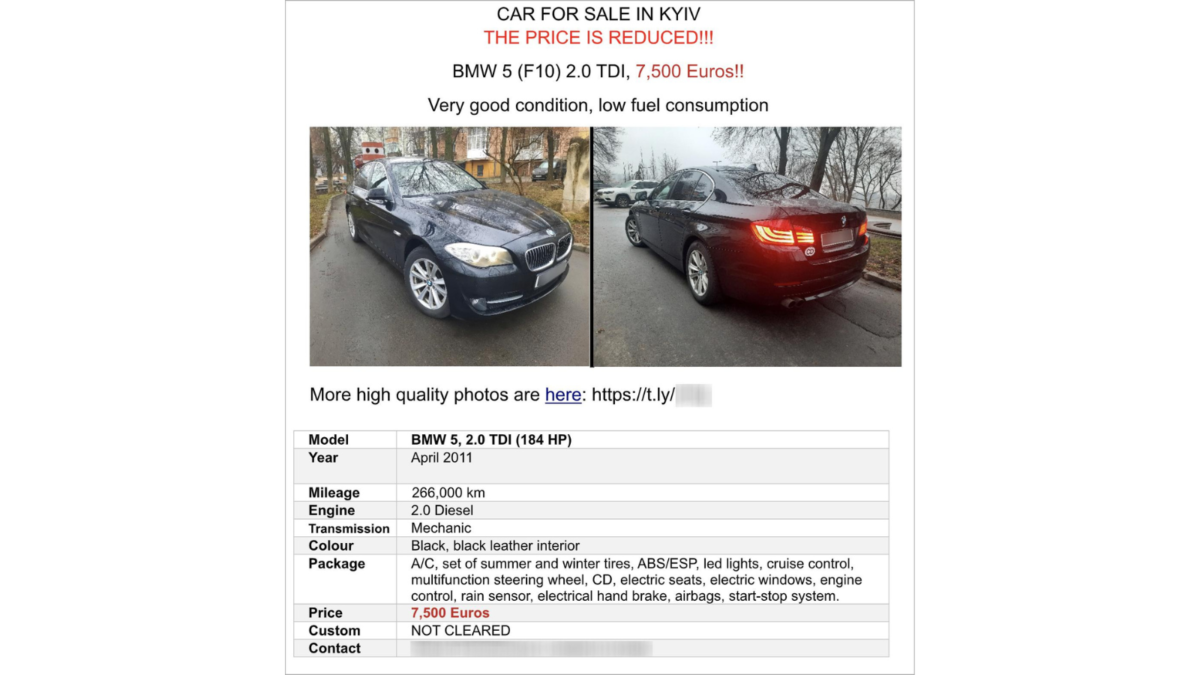 【寶馬大平賣？】廣告電郵暗藏木馬 瞄準多國駐烏外交官 - wepro180