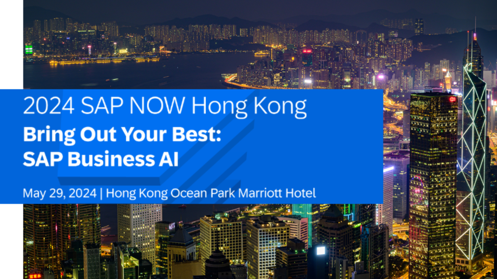 【年度盛事】SAP NOW Hong Kong - wepro180